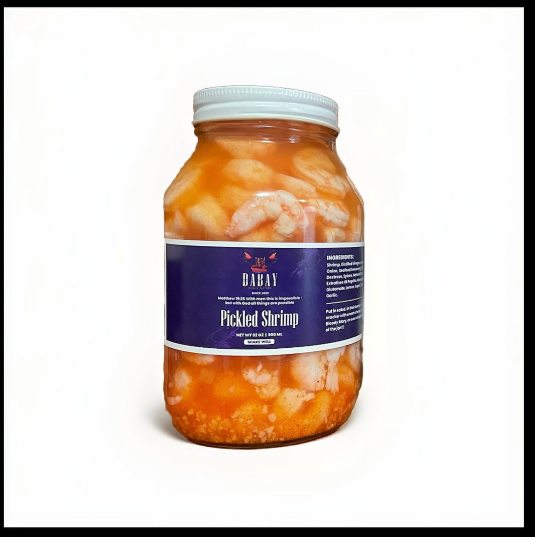 Cajun Pickled Shrimp – Da Bay Pickle Factory