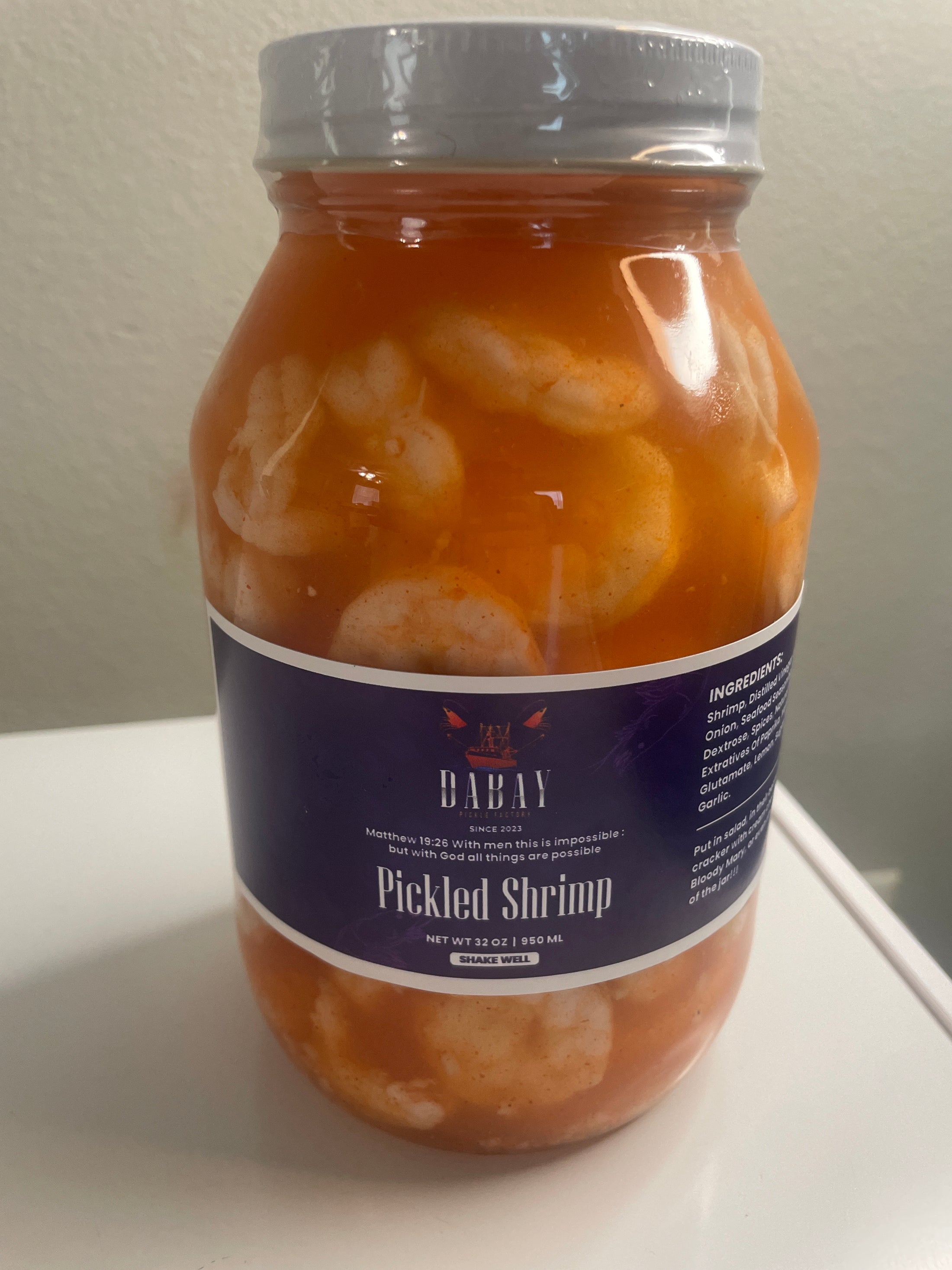 Pickled Shrimp – Da Bay Pickle Factory